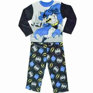 Warner Bros. | Pajamas | Batman 3 Piece Robe And Pj Set | Poshmark